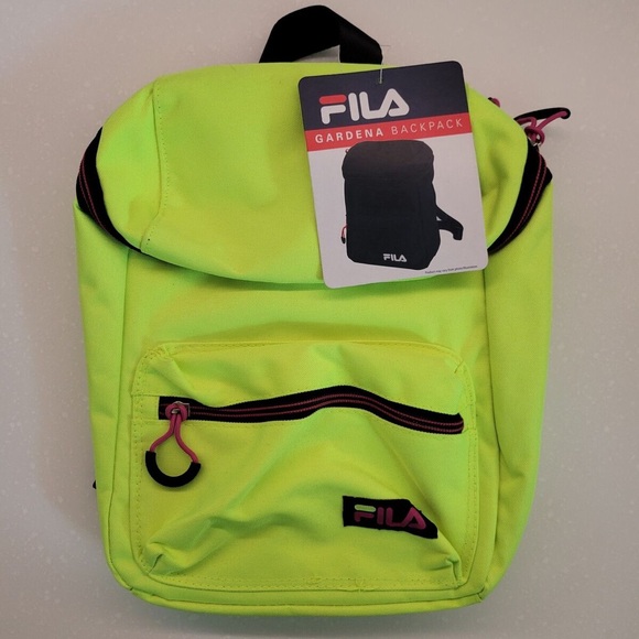 Fila | Bags | Nwt Fila Gardena Mini Backpack Neon Gymbeach Everday ...